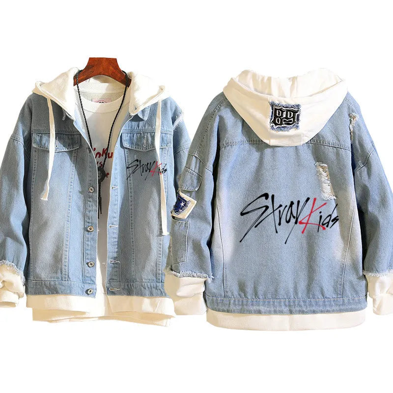 Stray Kids Denim Jacket Coat