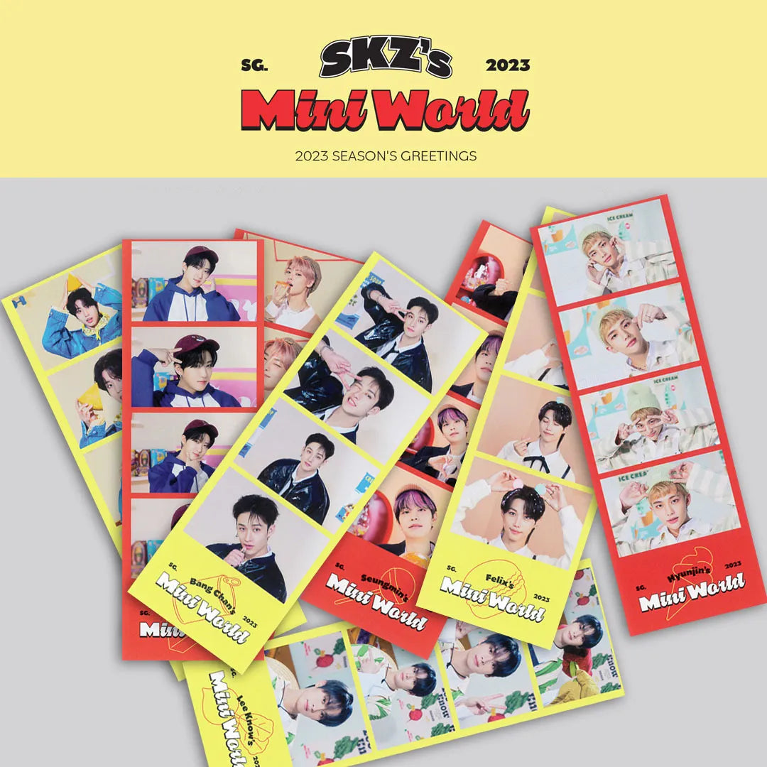 KPOP Stray Kids 2023 Season's Greetings Poster Cards