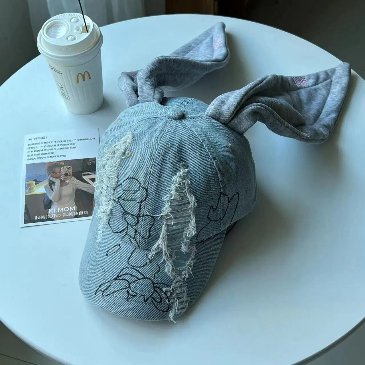 KPOP New Jeans Long Rabbit Ear Hat Bunny Hat – Kpopsuperstore